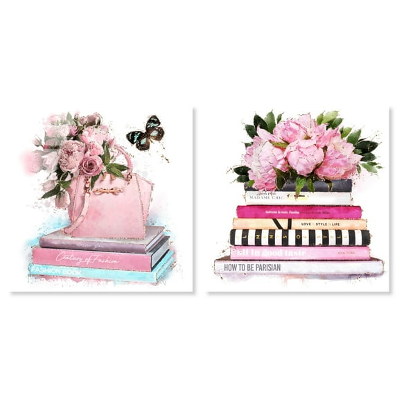 Gilded Geode Glam 2 Panel Set Acrylic Print Glam Wall Art by Art Remedy ...