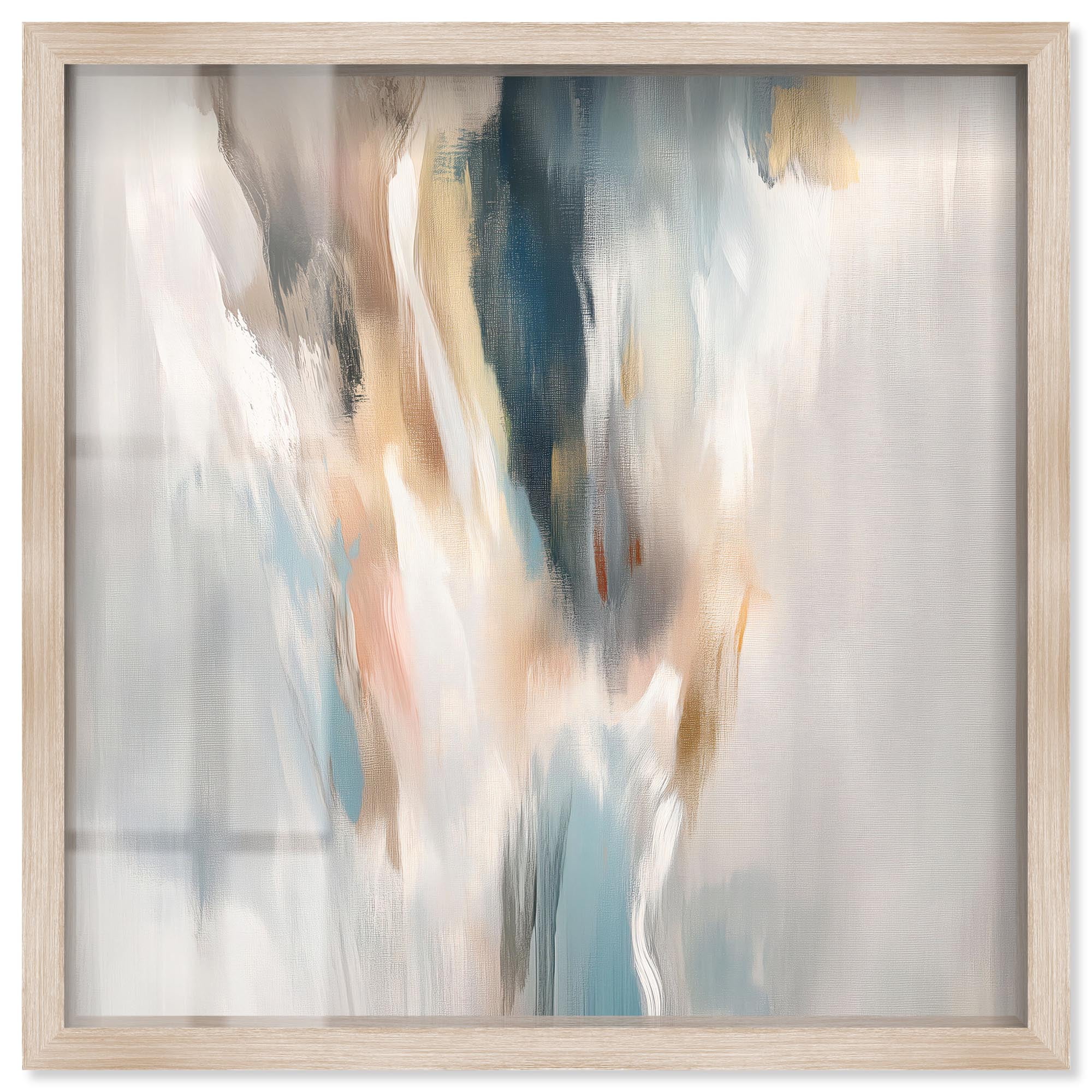 Gilded Gorge II Shadowbox Print Neutral Abstract Art by Art Remedy ...