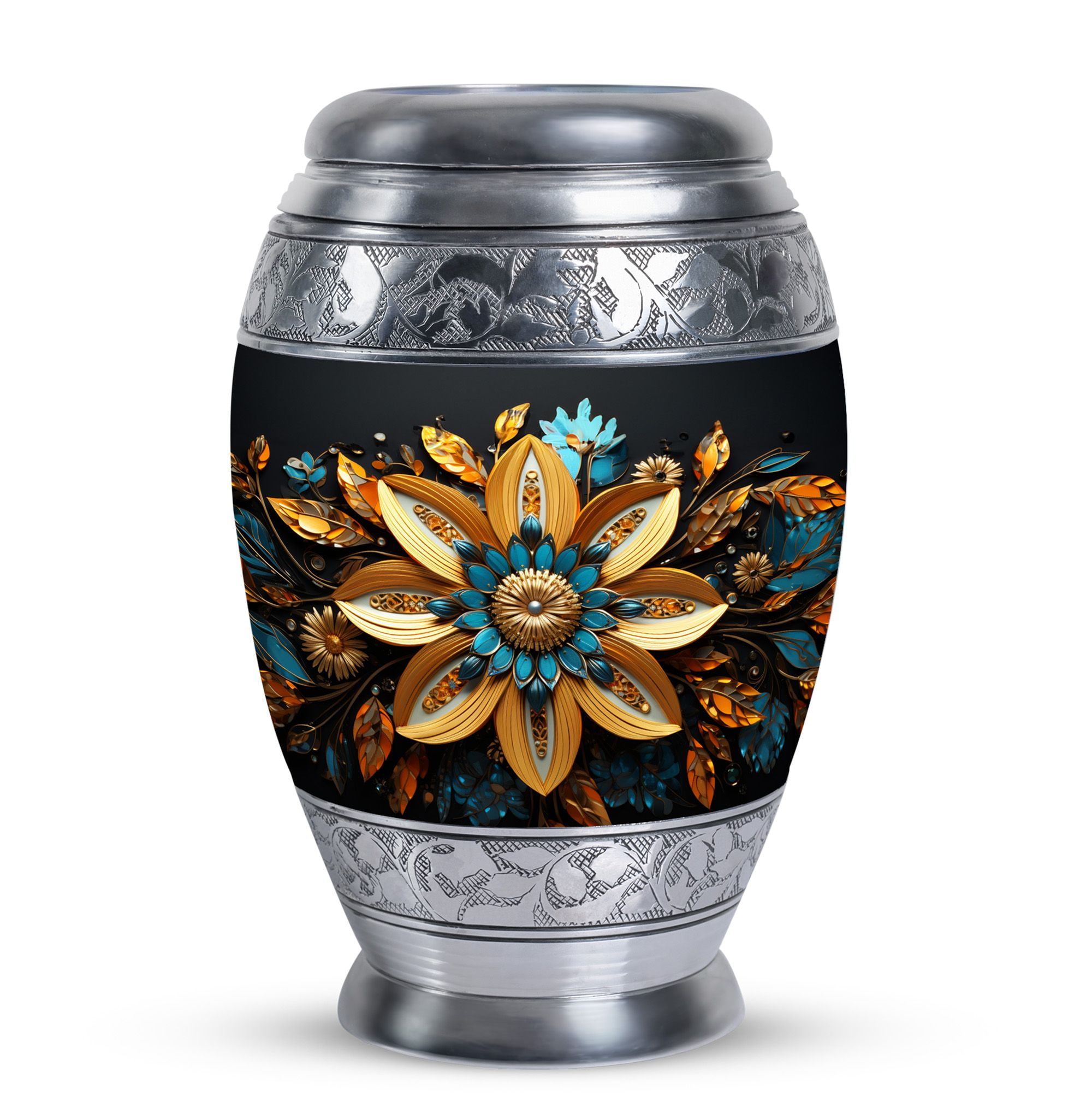 Gilded Petals Little Urns For Human Ashes - Cremation Urns Adult - Urns ...