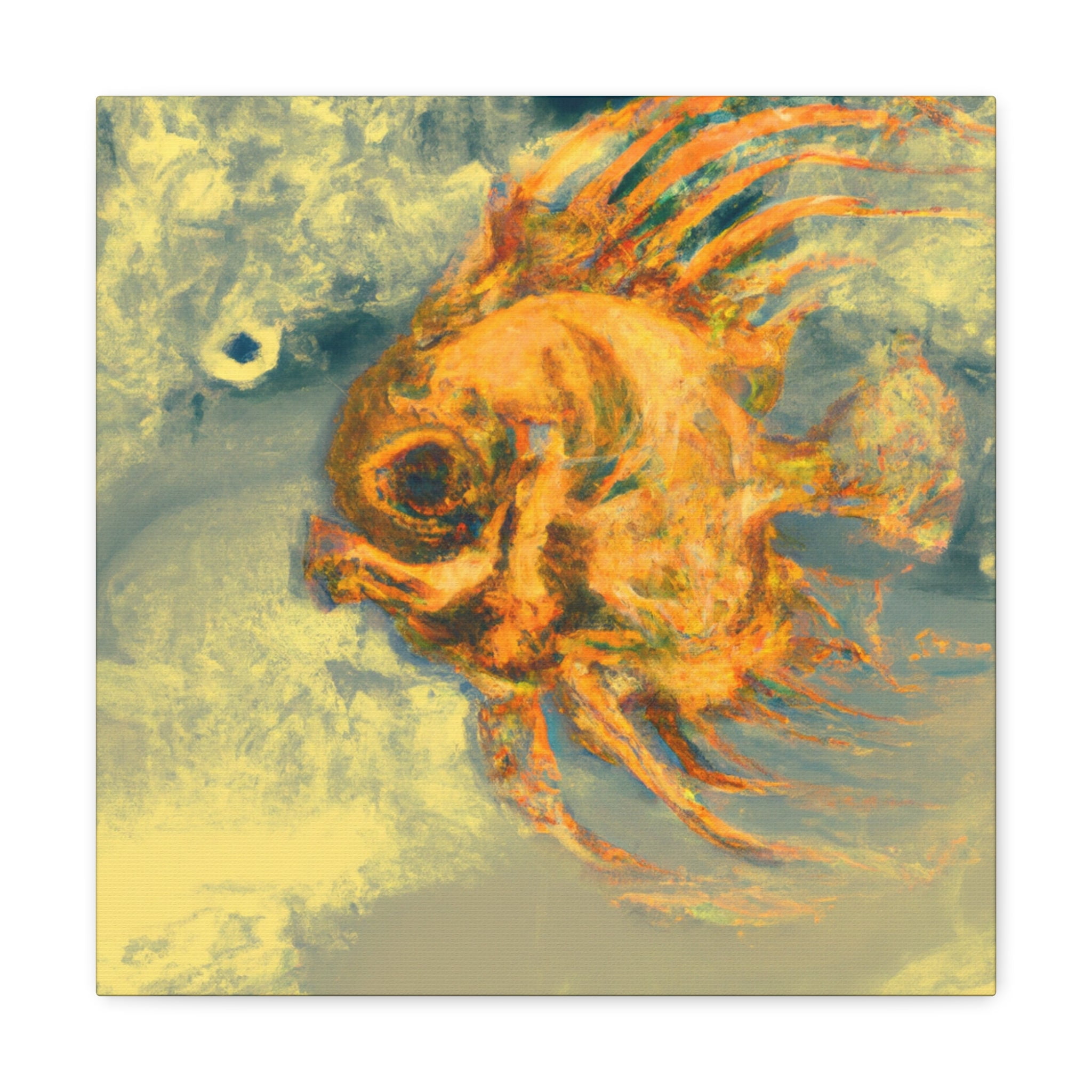"Gilded Steampunk Angelfish" - Canvas - Walmart.com