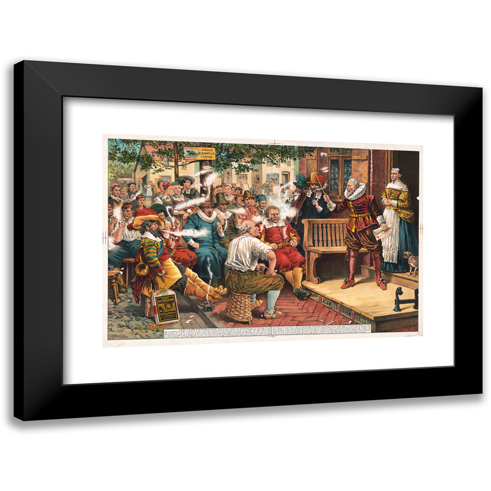 Giles Litho. 24x17 Black Modern Framed Museum Art Print Titled - Smoke ...