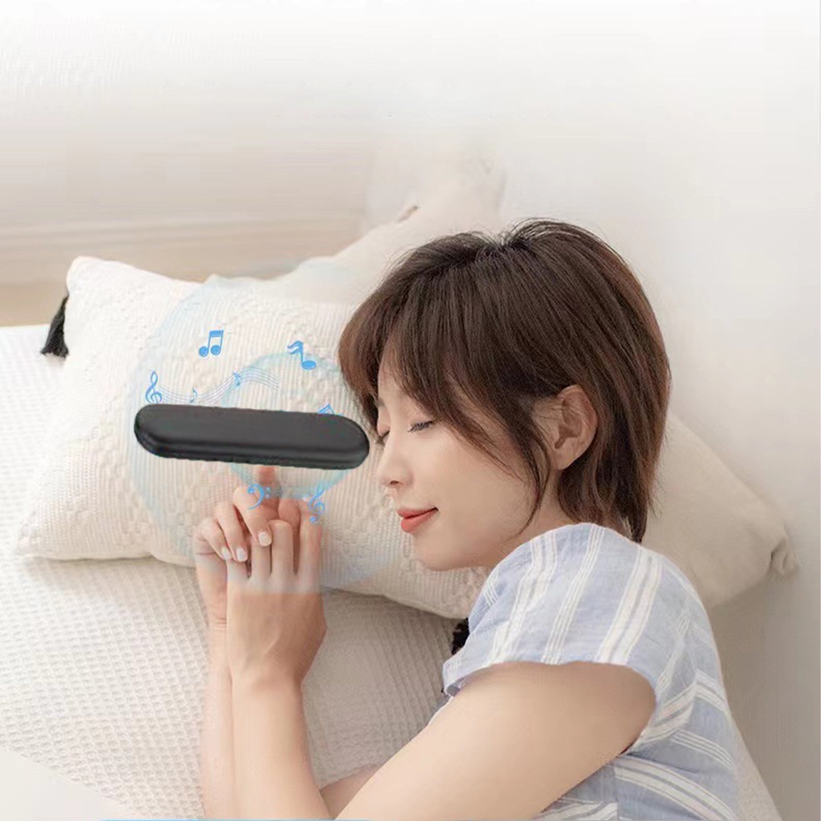 Wqjnweq Bone Conduction Sleep Audio Suboccipital Speaker Promotes Sleep