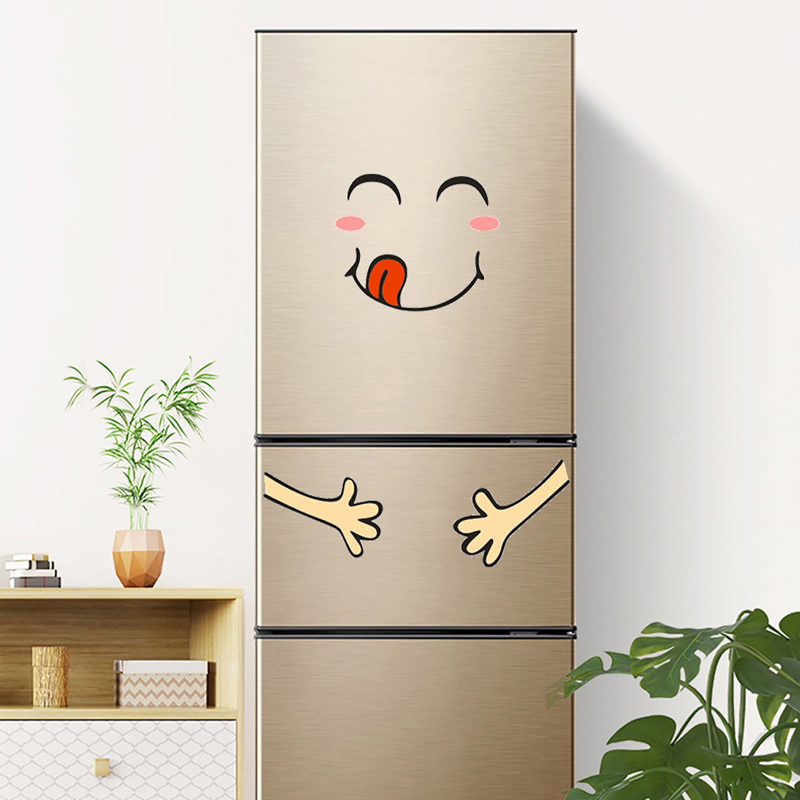 WQJNWEQ Tiles Fridge Sticker Home Decoration Cartoon Fridge Sticker ...