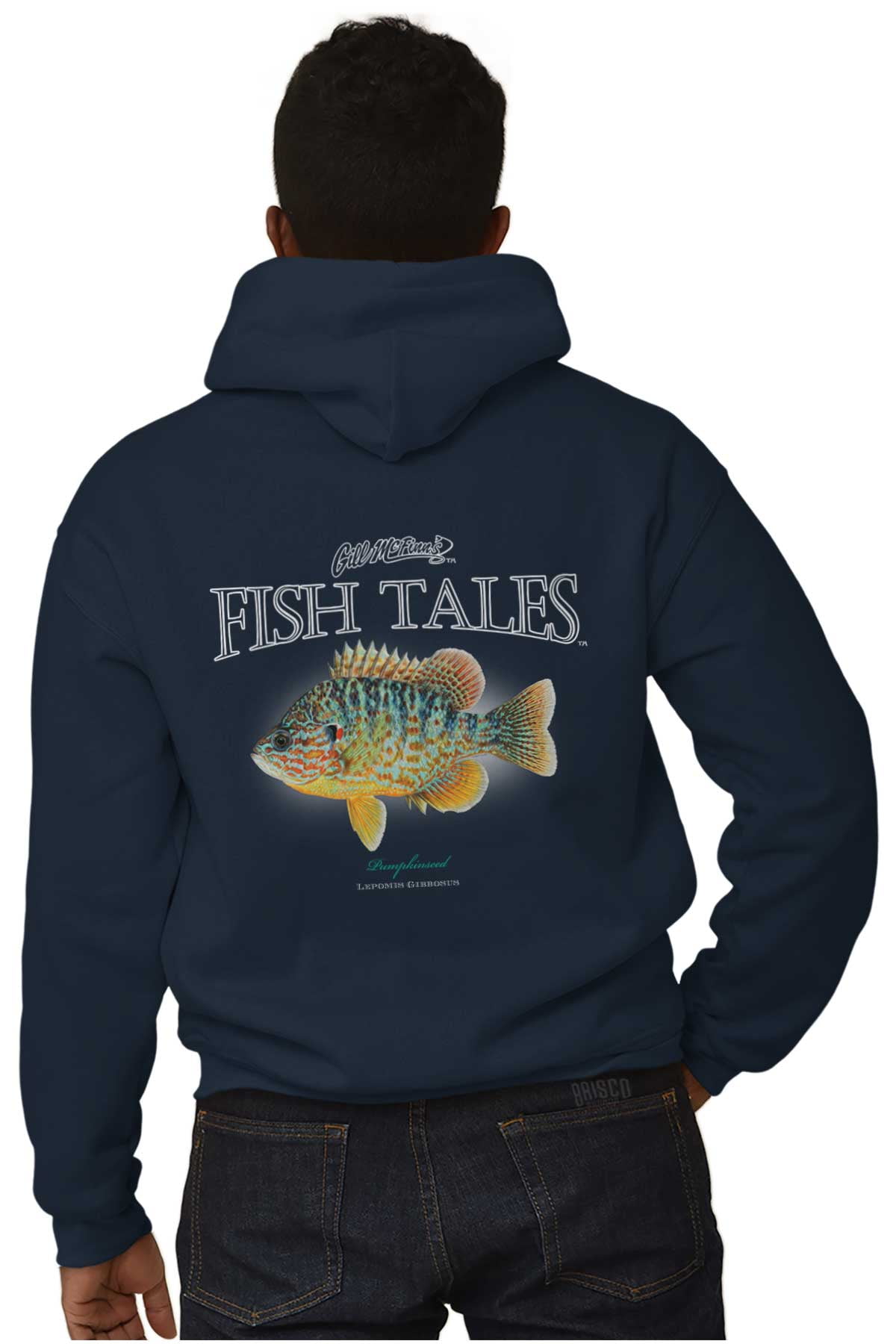 Gill McFinn Pumpkinseed Fish Fishing Hoodie Sweatshirt Women Men Brisco ...
