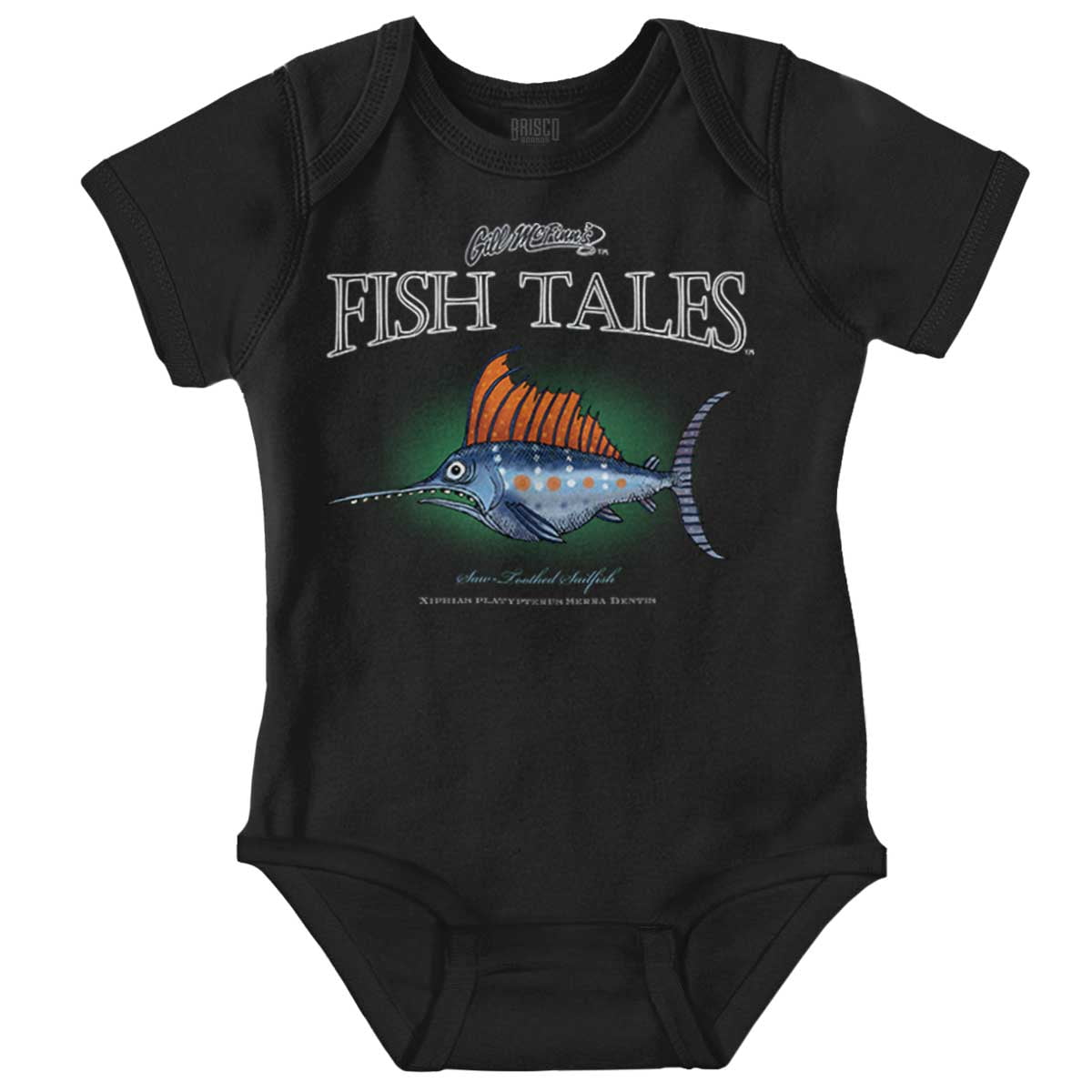 Gill McFinn Saw Tooth Sailfish Fisher Romper Boys or Girls Infant Baby ...