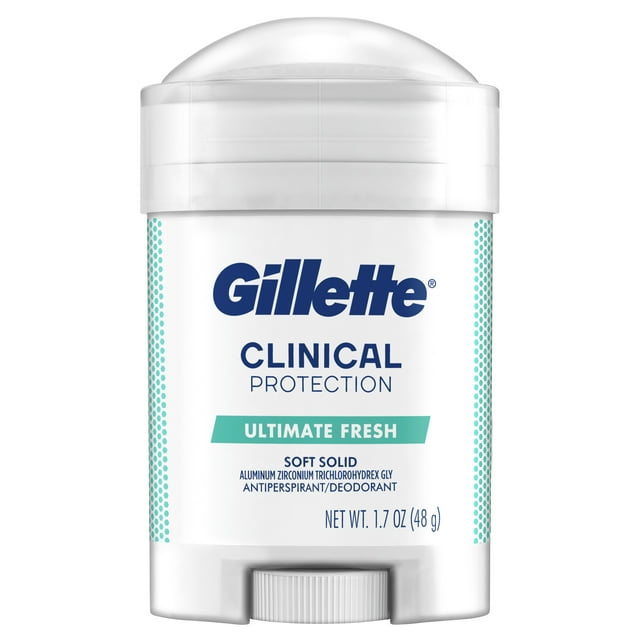 Gillette Antiperspirant Deodorant for Men, Clinical Soft Solid ...