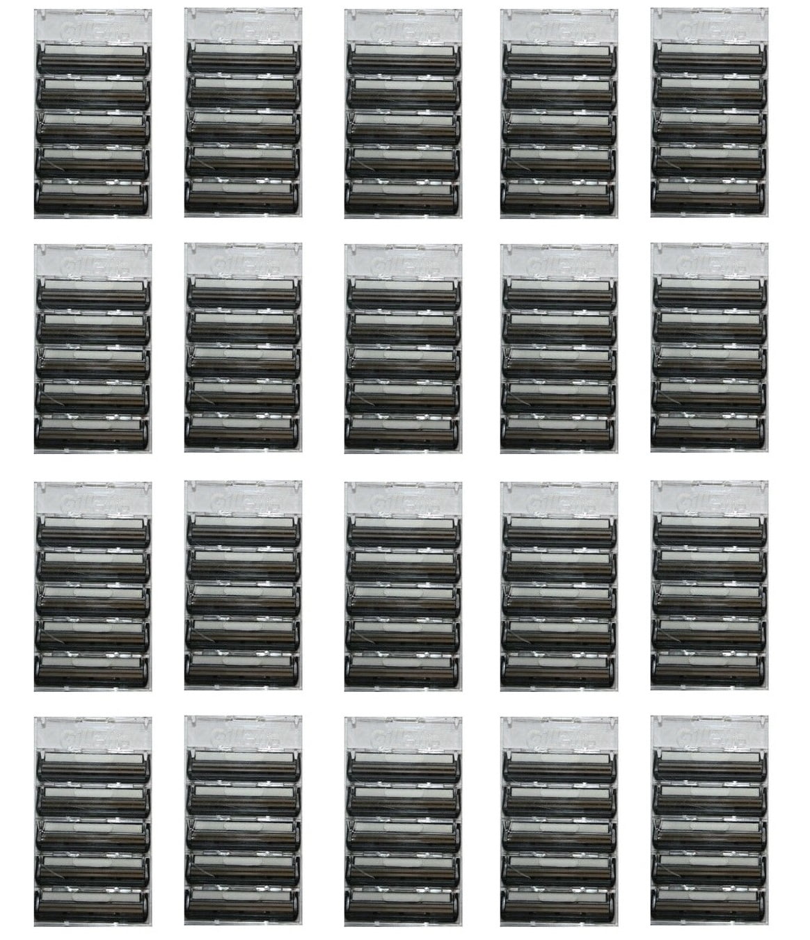 Gillette Atra Plus Refillable Razor Blade Cartridges with Glide, Bulk ...