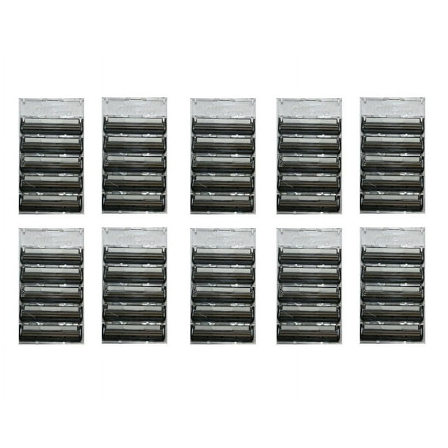 Gillette Atra Plus Refill Razor Blade Cartridges, Bulk Packaging, 50 ...