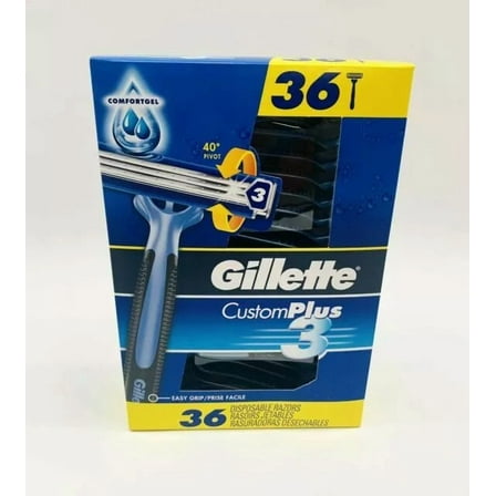 Gillette Sensor2 Plus Disposable Razors, 52 Count, Twin Blades ...
