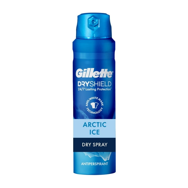 Gillette Dry Spray Antiperspirant and Deodorant for Men Arctic Ice 4.3 oz - Walmart.com