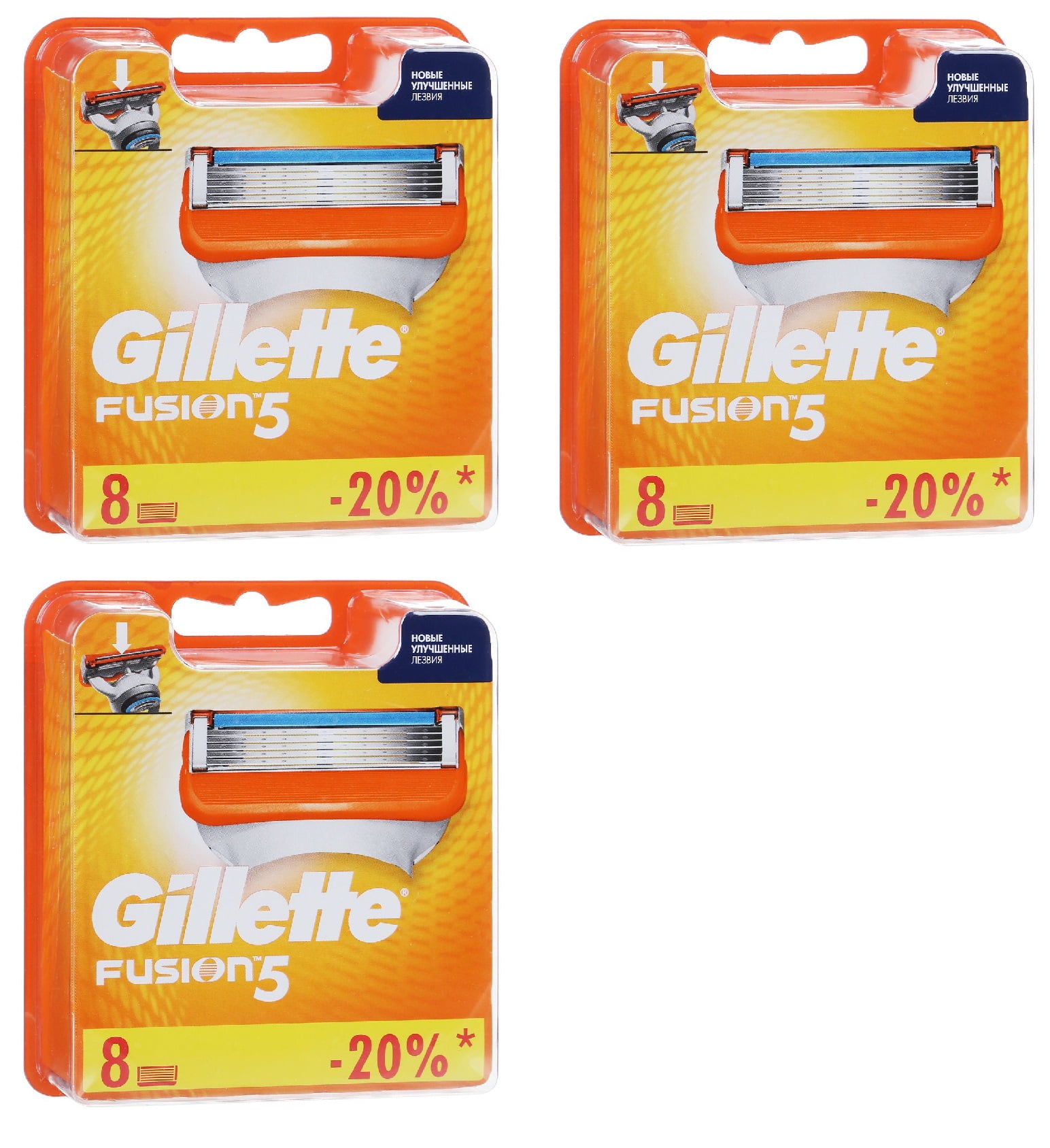 Gillette Fusion5 Manual, 8 Count Regular Replaceable Razor Blade Refill ...