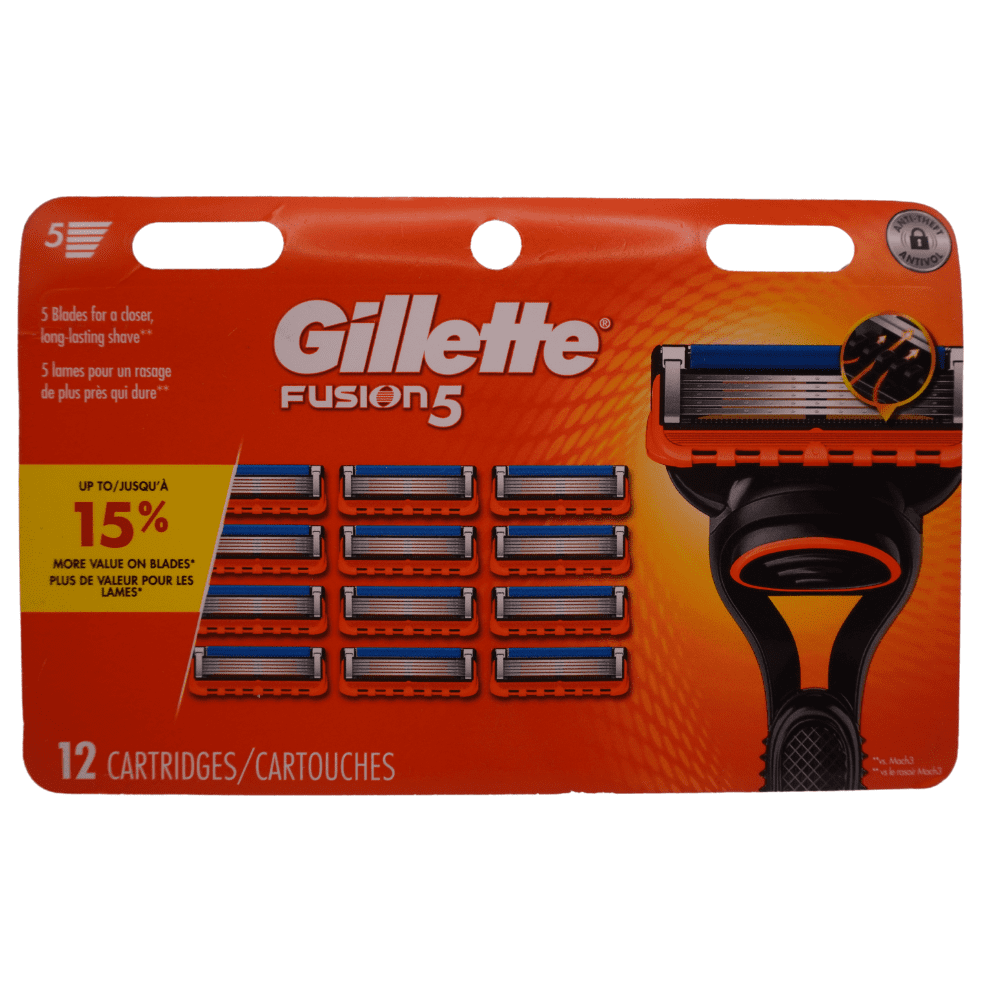 Gillette Fusion5 Men's Razor Blade Refills, 12 Count - Walmart.com
