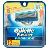 Gillette Fusion5 ProGlide Men's Razor Blades 12 Refills - Walmart.com