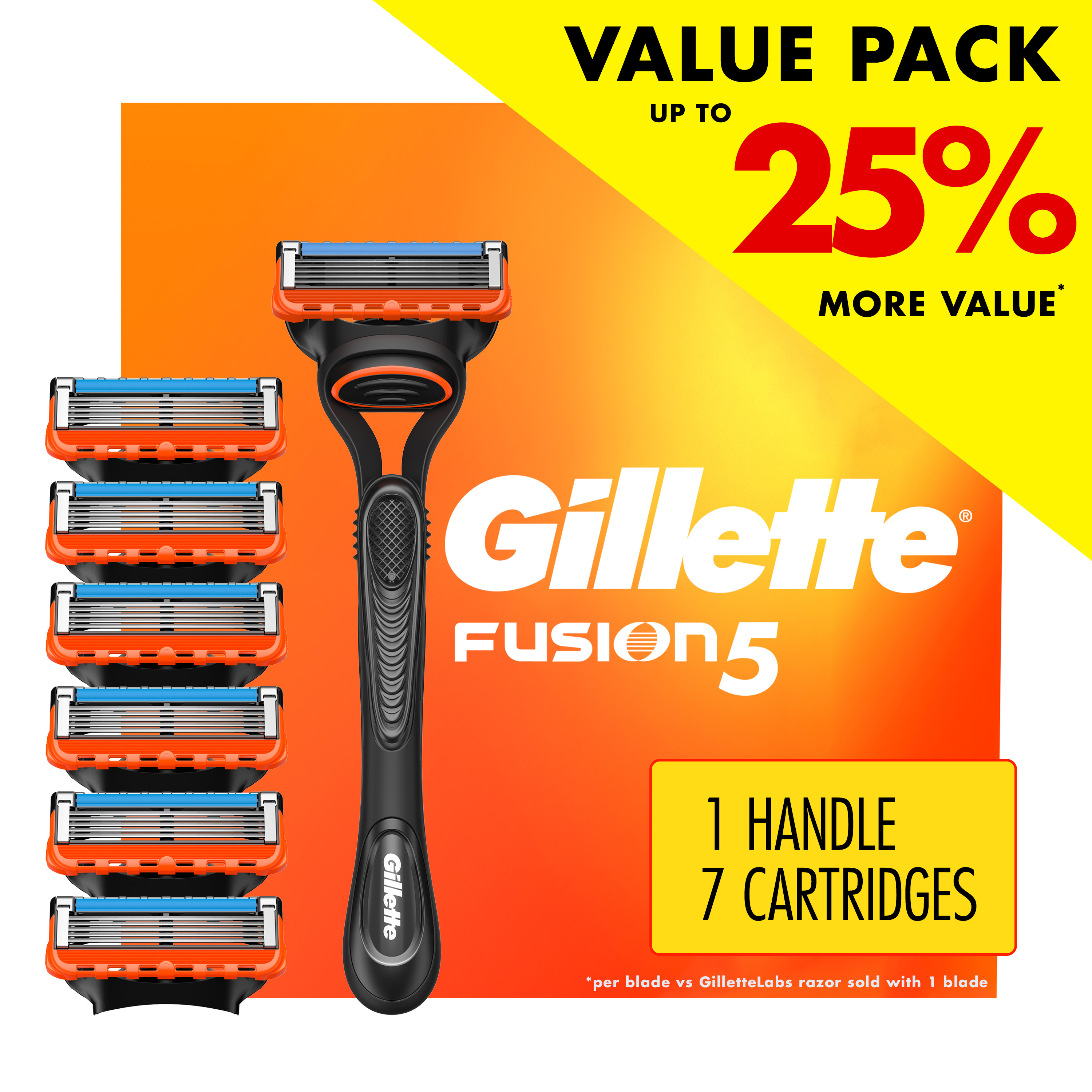 Gillette Fusion5 ProGlide Men's Razor Blades 12 Refills - Walmart.com