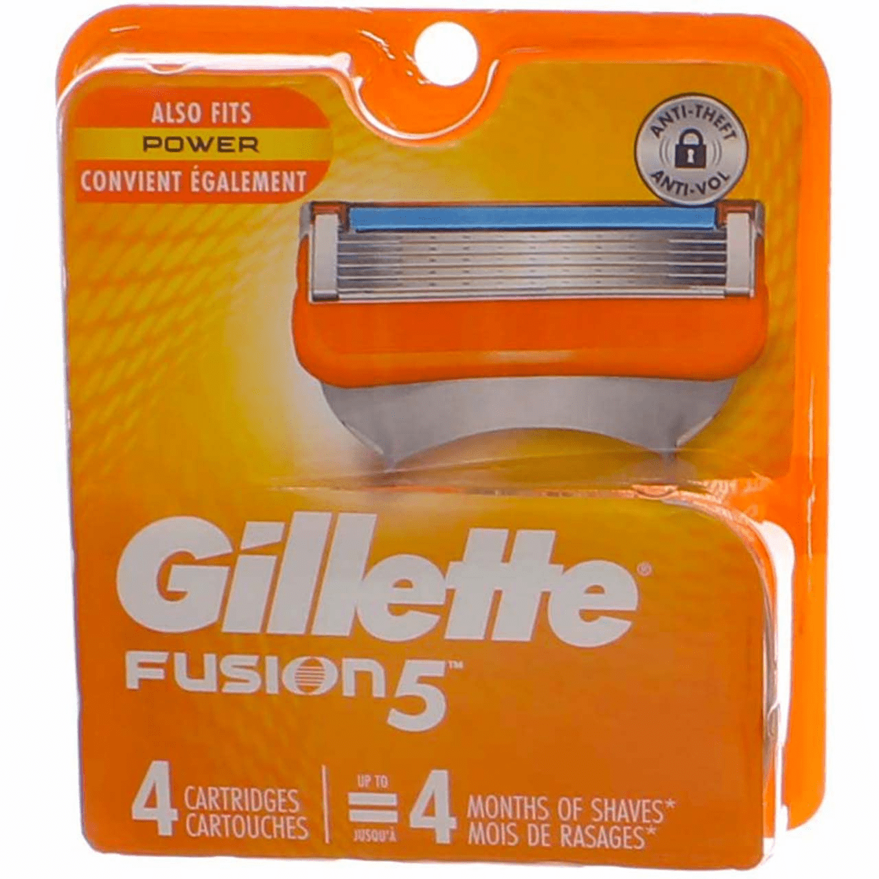 Gillette Fusion5 Refill Cartridges 4 Pack - Walmart.com