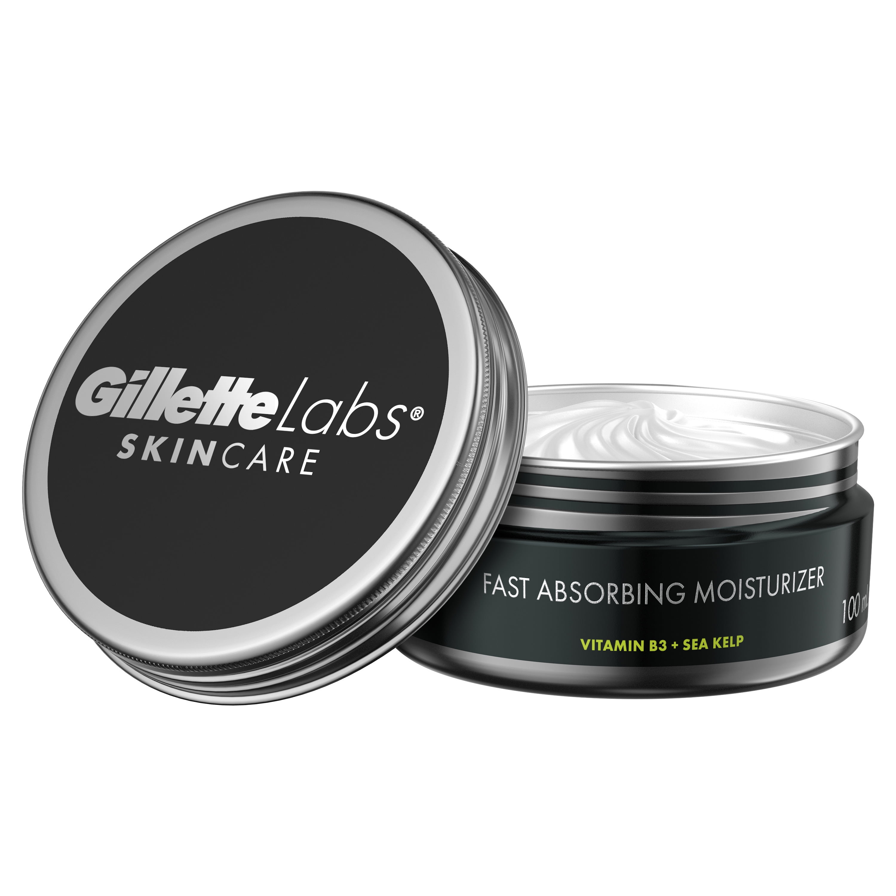 Gillette Labs Fast Absorbing Moisturizer Cream, Ultra Lightweight, 3.4 ...