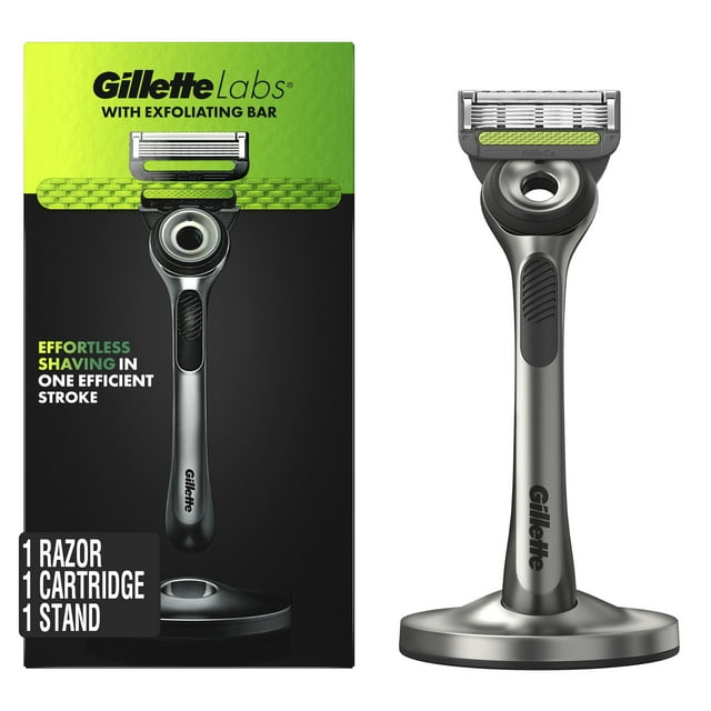 Gillette Labs Men's Razor with Exfoliating Bar, 1 Handle, 1 Blade ...