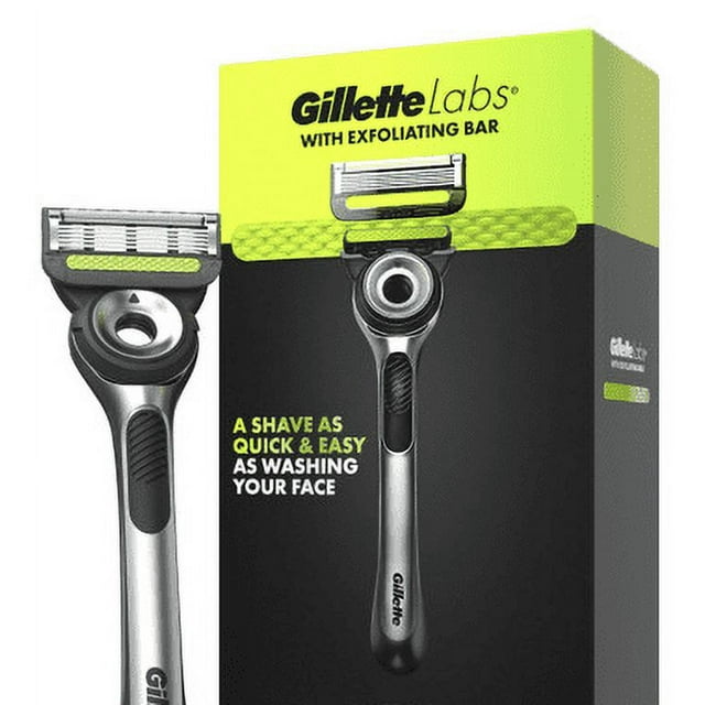 Gillette Labs Shaving Razor with Exfoliating Bar, Groom Care, 1 ...