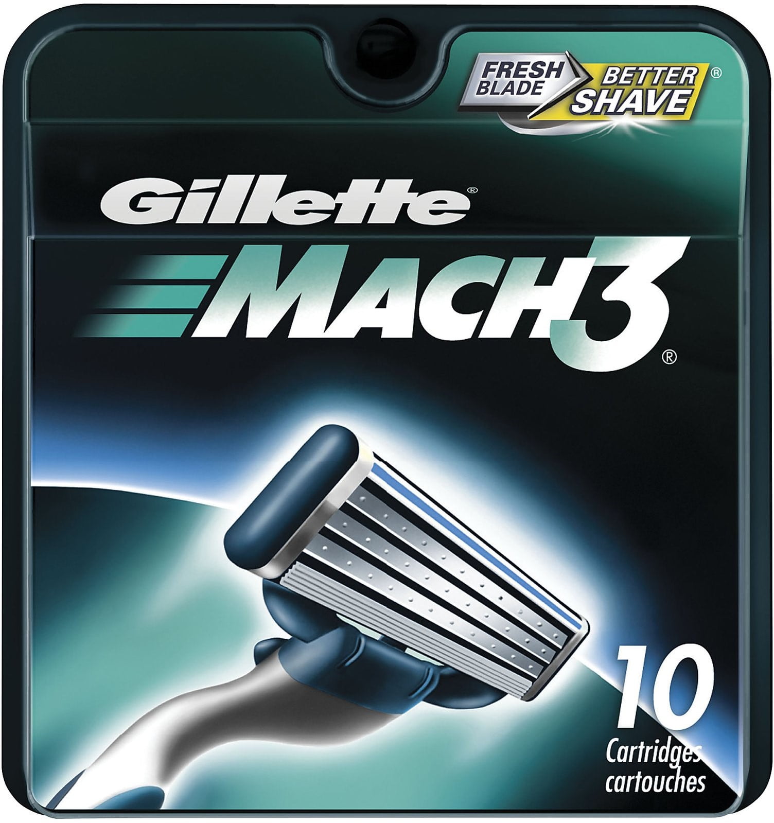 Gillette MACH3 Refill Cartridges 10 ea (Pack of 2) - Walmart.com