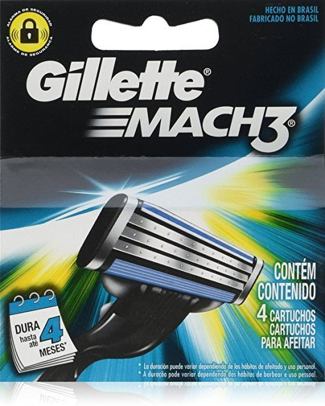 Gillette Mach 3 Razor Refill Cartridges, 8 Count - Walmart.com