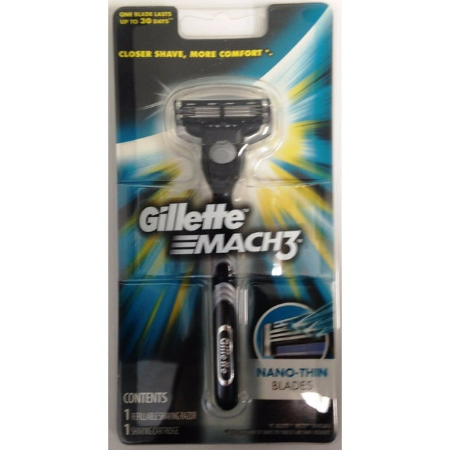 Gillette Mach3 Razor Handle with 1 Cartridge - Walmart.com