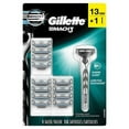 Gillette Mach3 Razor Handle with 13 Refill Heads - Walmart.com