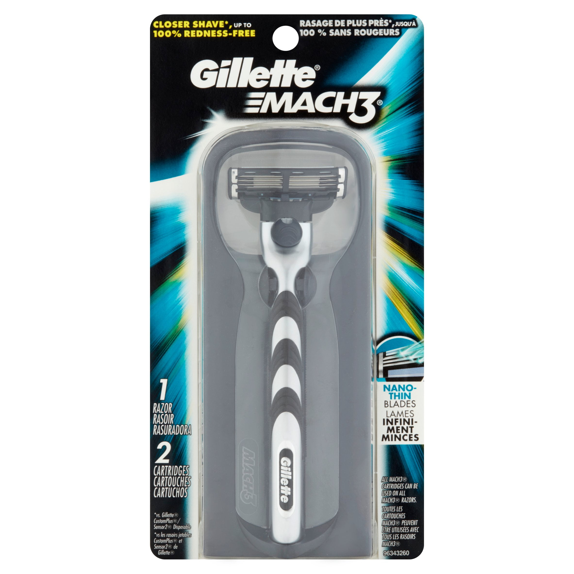 Gillette Mach3 Razor and Cartridges - Walmart.com