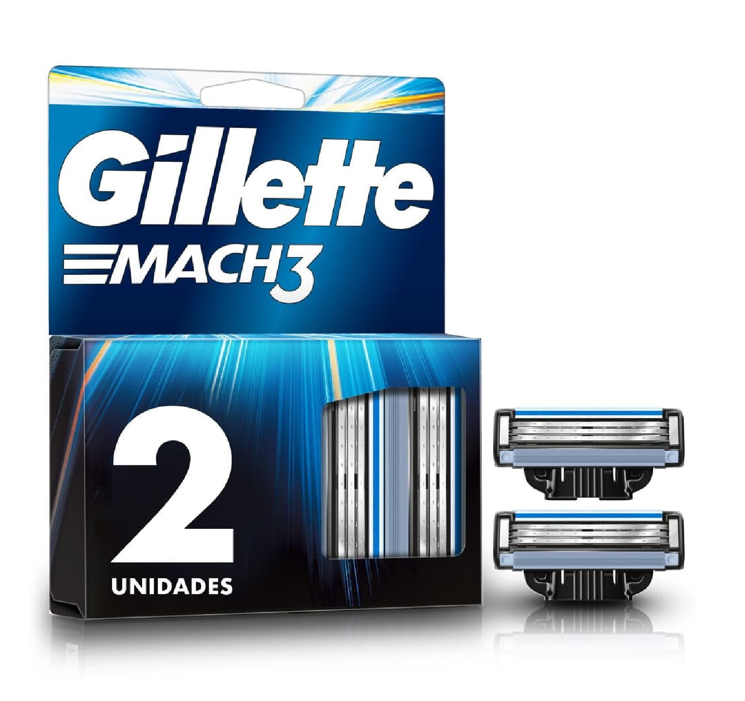 Gillette Mach3 Refill Blade Cartridges, 2 ct - Walmart.com