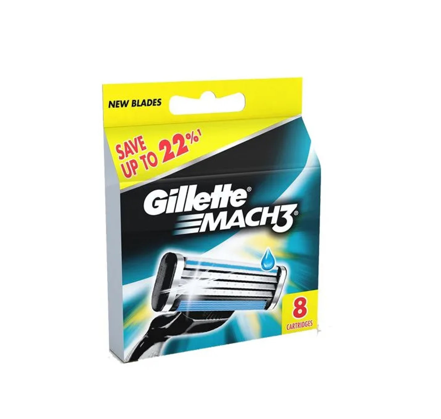 Gillette Mach3 III Refill Blade Cartridges for Men, 8 ct - Walmart.com