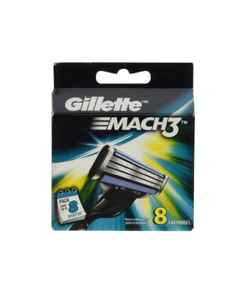 Gillette Mach3 Refill Cartridges, 8 Count - Walmart.com