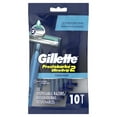 Gillette Prestobarba2 UltraGrip Fixed Men's Disposable Razors, Blue, 10 ...
