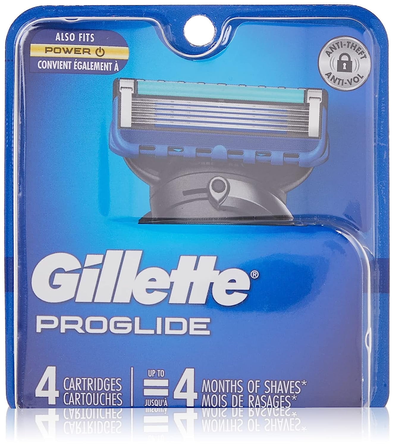 Gillette ProGlide Razor Blade Refills, 4 Count, 5-Blade Cartridges with ...