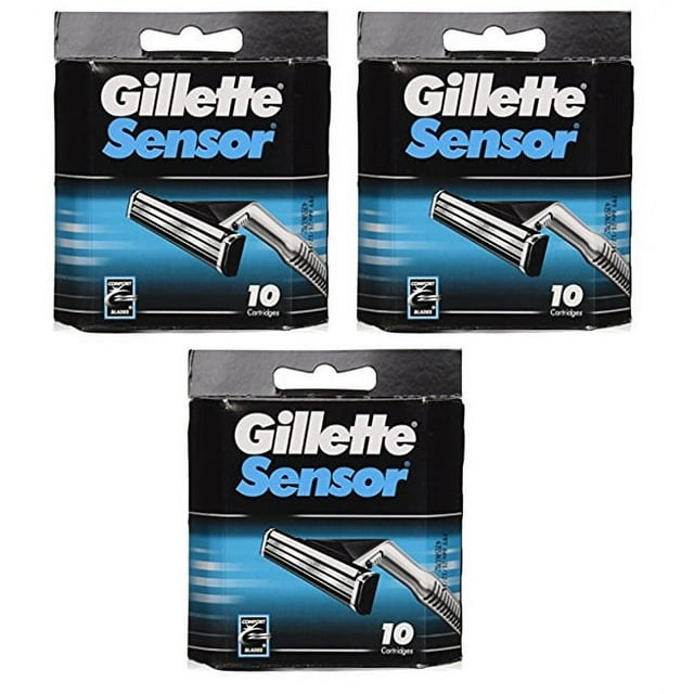 Gillette Sensor Blade Refill Cartridges 30-Count - Walmart.com