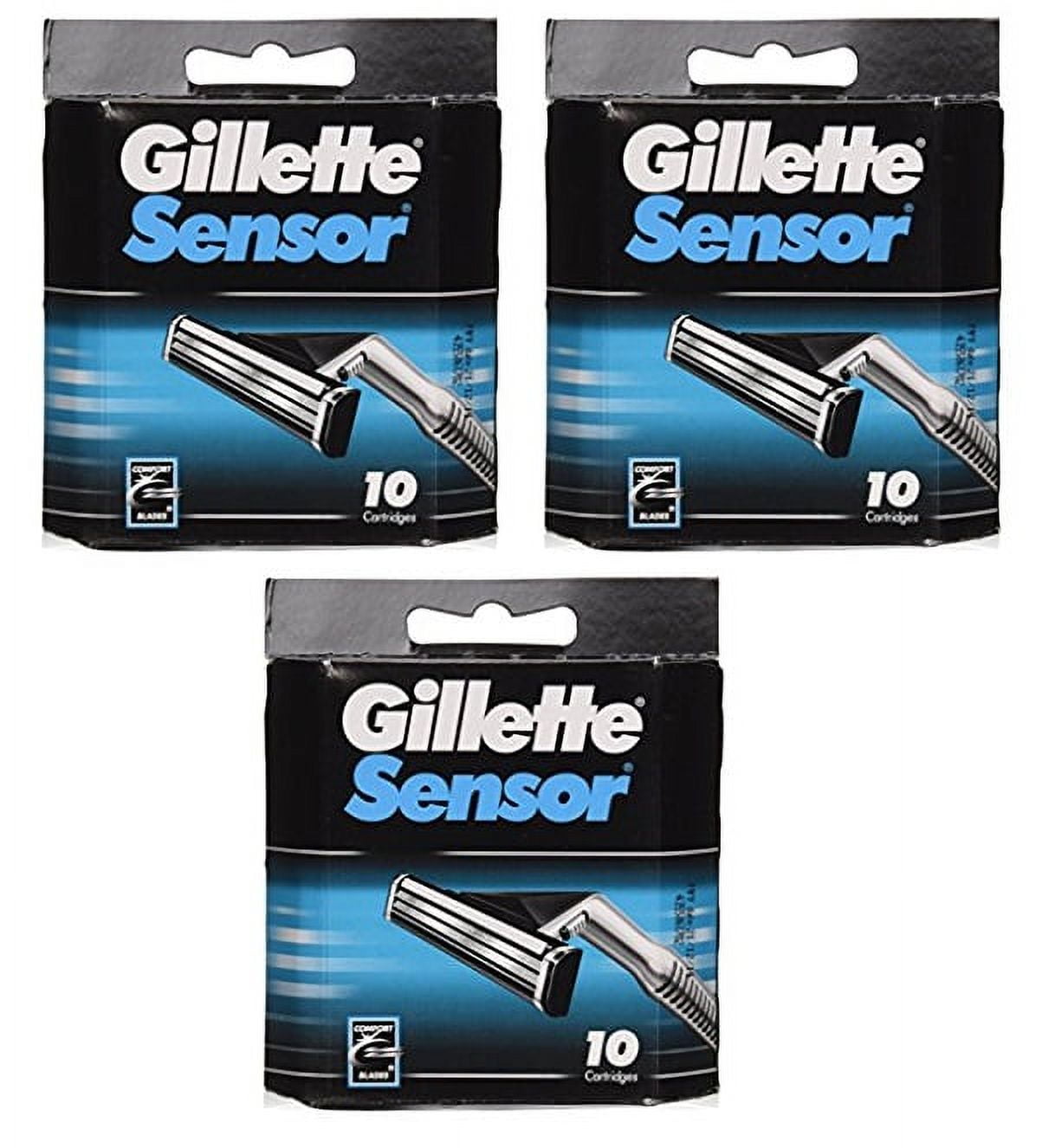Gillette Sensor Excel Razor Blade Refill Cartridges, 30-Count - Walmart.com