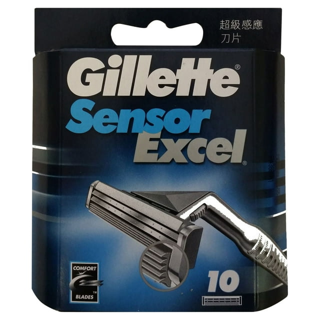Gillette Sensor Excel Replaceable Razor Blades, 20 Refill Cartridges ...