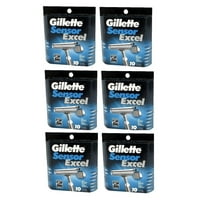 Gillette Sensor Excel Men's Razor Refill Cartridges, 50 Count - Walmart.com