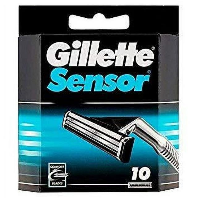 Gillette Sensor Razor Glide Refill Blade Cartridges, 10 Count - Walmart.com
