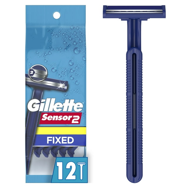 Gillette Sensor2 Men's Twin Blade Disposable Razors for Comfortable ...