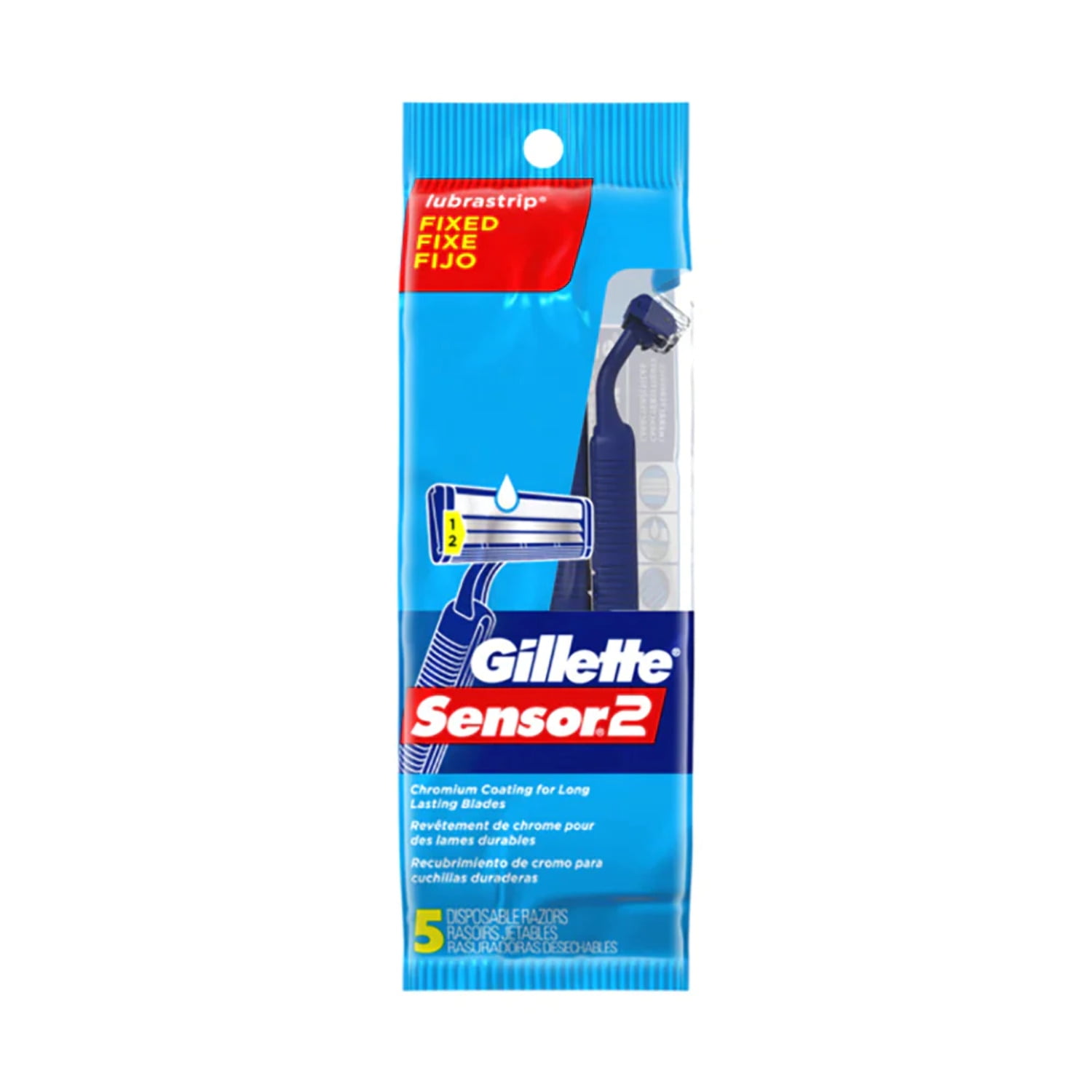 Gillette Sensor2 Men's Disposable Razors with Comfort Blades ...
