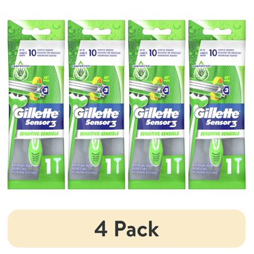 Slate by Gillette 3 Blade Men's Disposable Razor, 4 Ct - Walmart.com