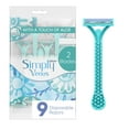 Gillette Simply Venus 2 Disposable Razors for Women, 36 Count (4 ...