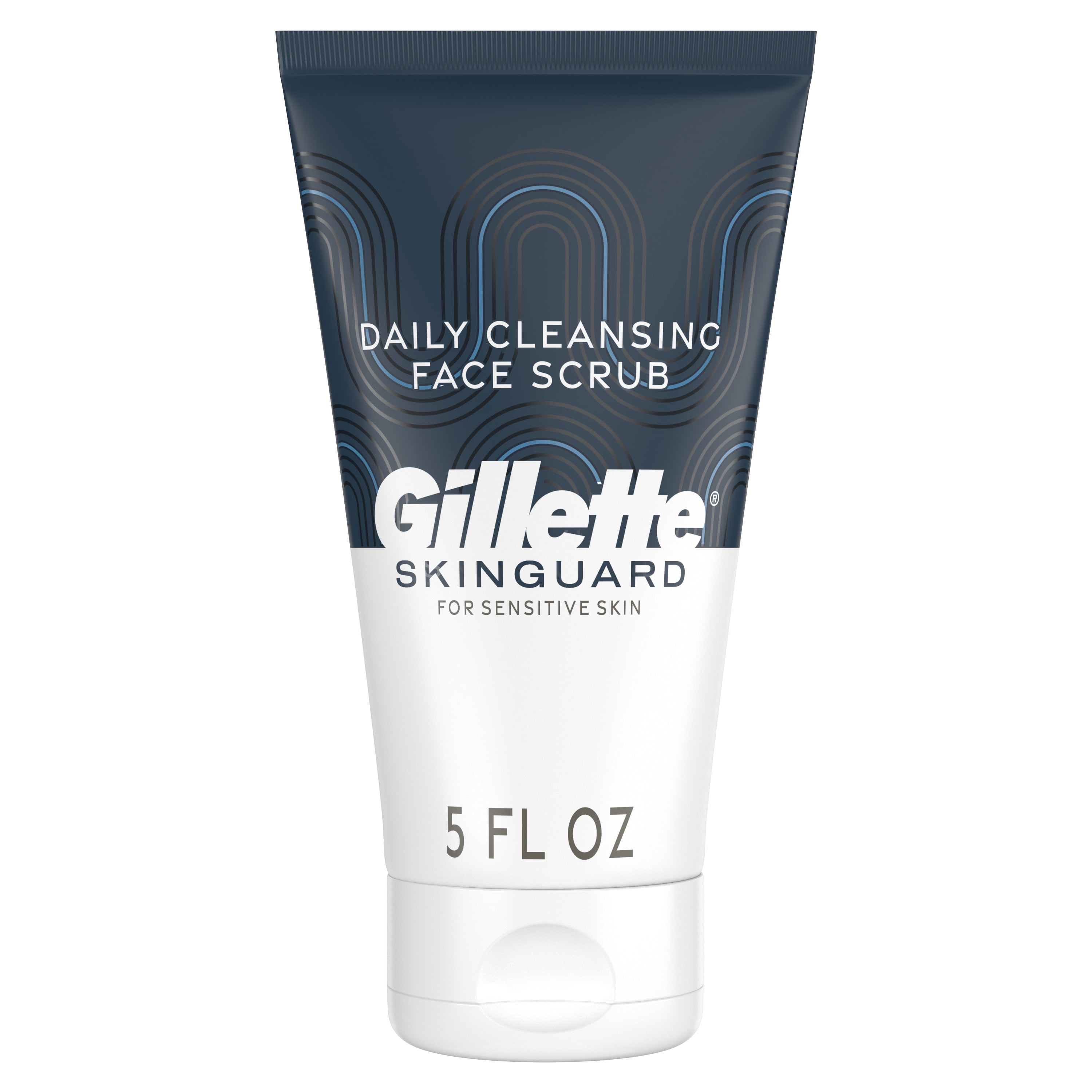 Gillette Skin Guard Men's Shea Butter Aftershave Face Scrub with ...