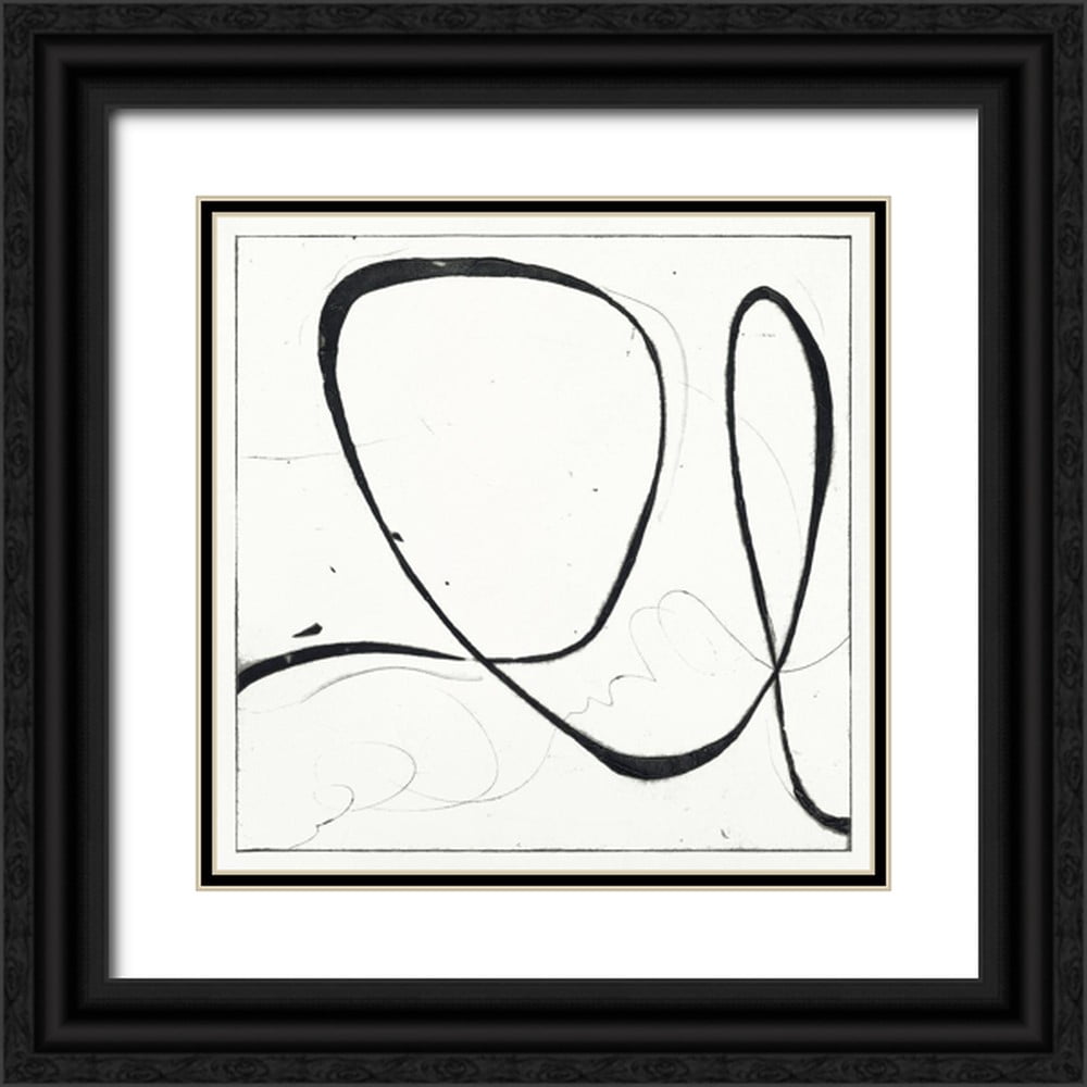 Gillette, Susan 20x20 Black Ornate Wood Framed with Double Matting ...