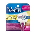 Gillette Venus ComfortGlide with Olay Sugarberry Razor Blades, 5 Blades ...