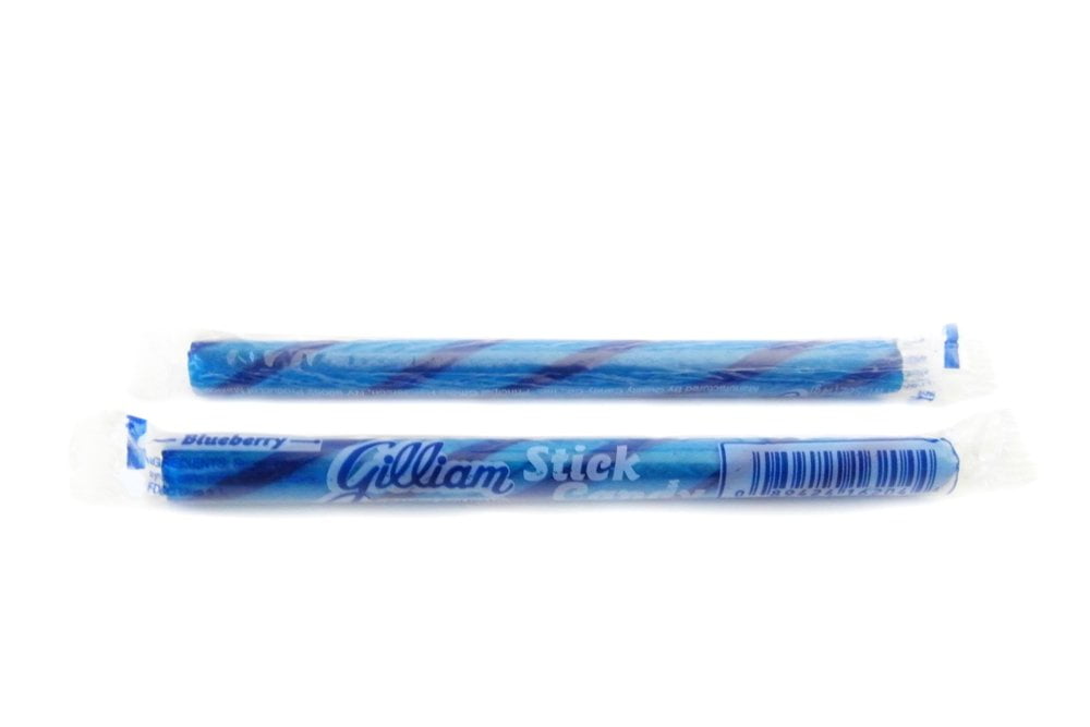 Gilliam Old Fashioned Blueberry Candy Sticks, Individually Wrapped, 80 ...