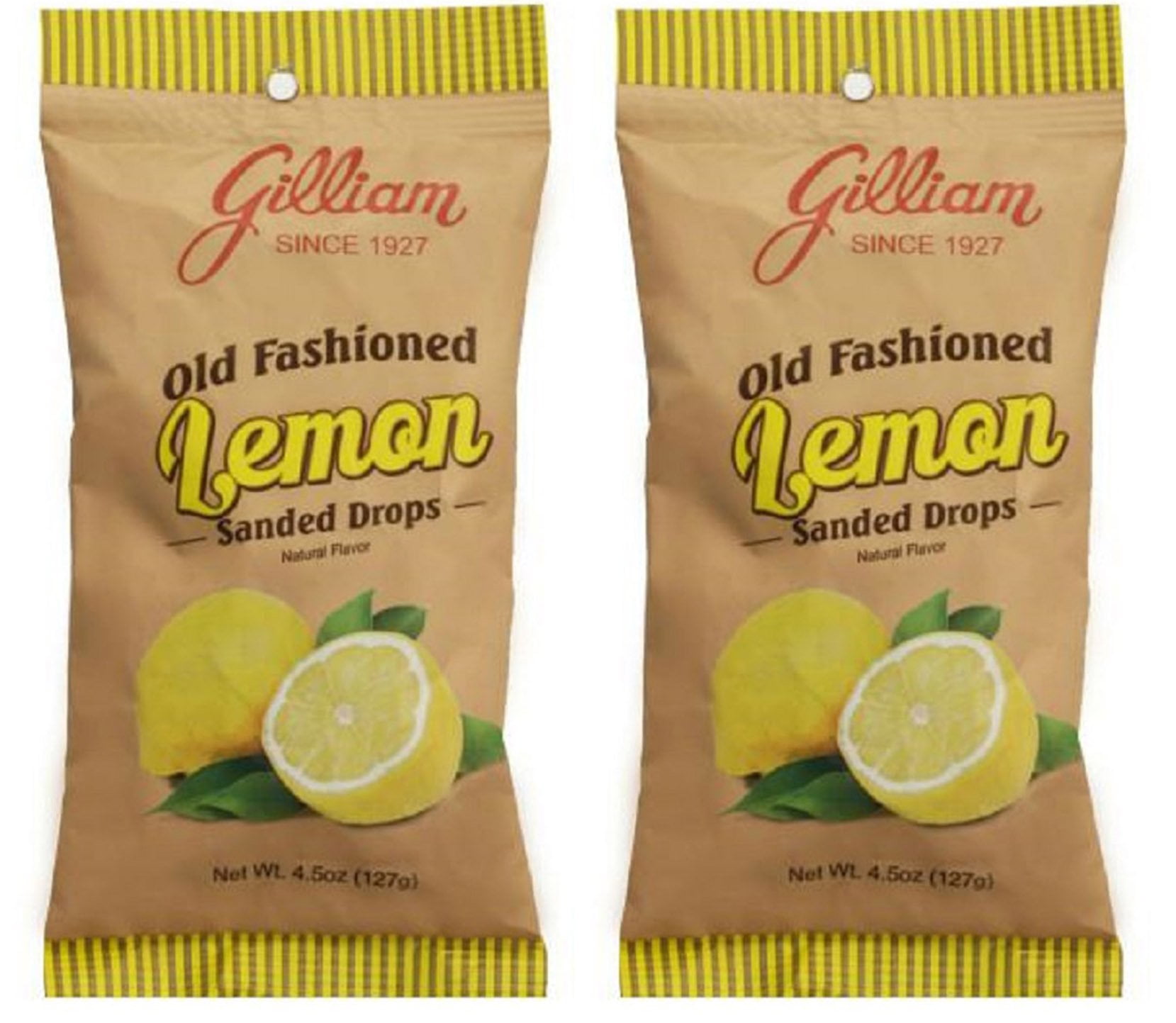 Gilliam Old Fashioned Candy BCF26 Flavored Sanded Lemon Drops Pack of 2 ...