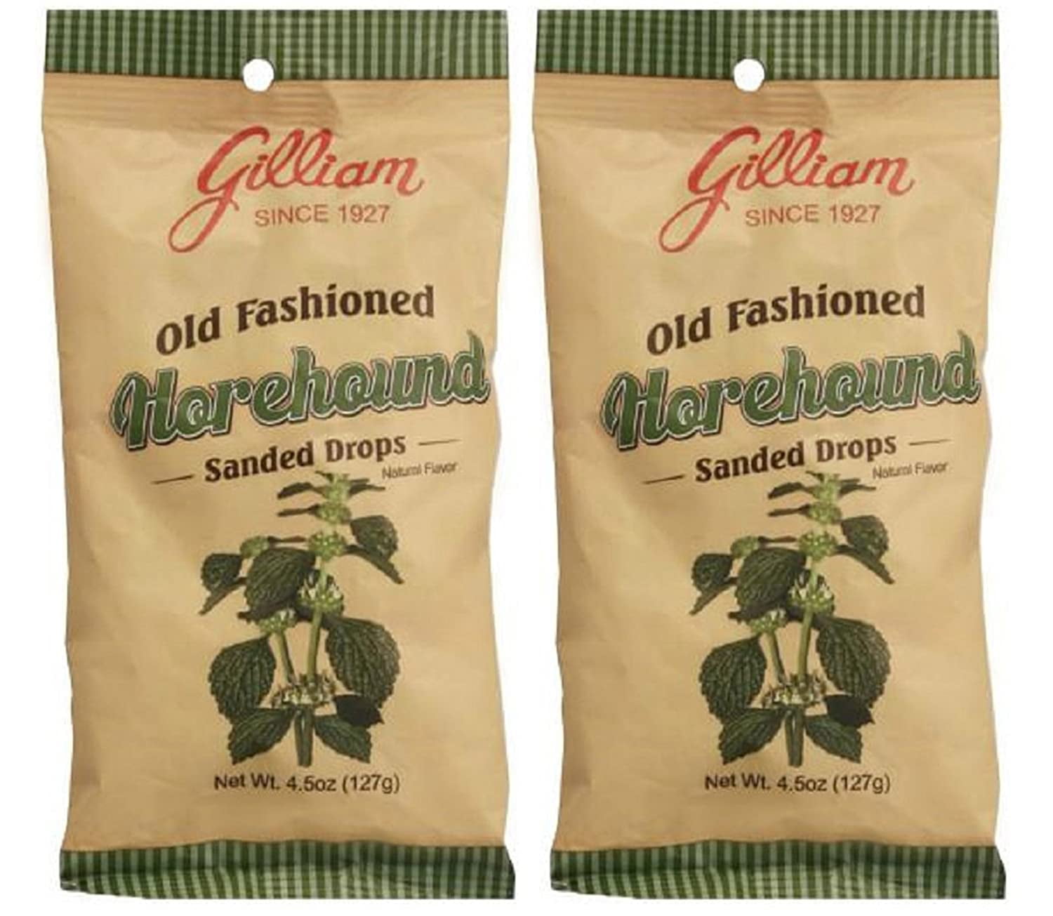 Gilliam Old Fashioned Candy Flavored Sanded Horehound Drops Pack of 2 ...