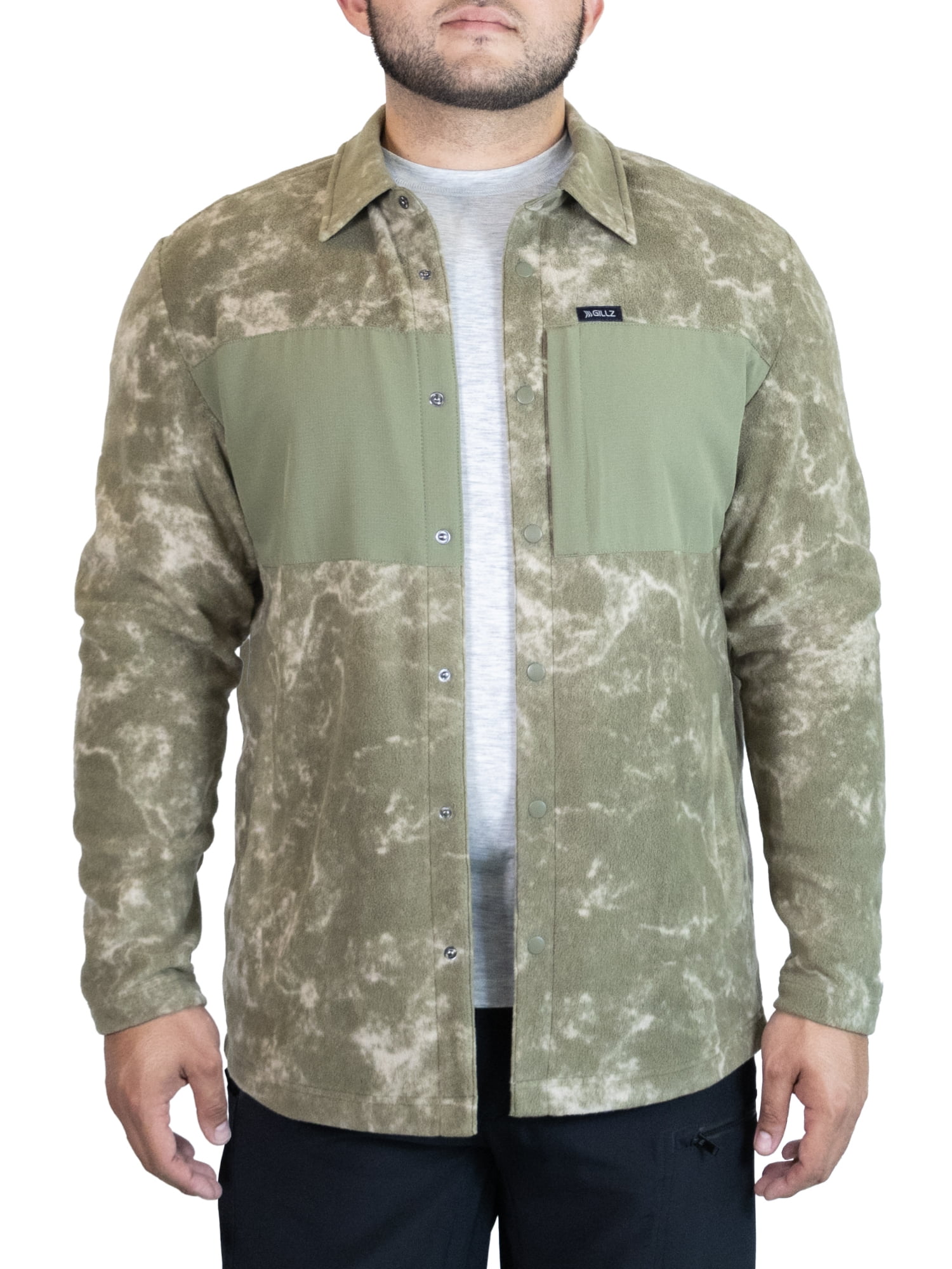 Gillz Men's Crescent Beach Snapfront Shirt - Walmart.com