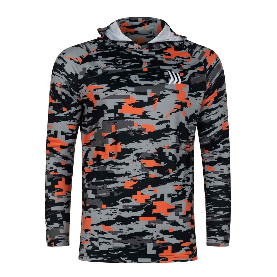 Gillz Men's Performance Fishing Hoodie, Camellia, 2XL - Walmart.com