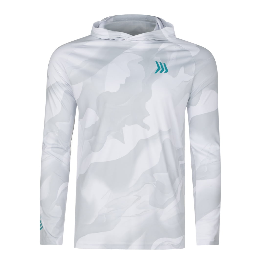 Gillz Men's Performance Fishing Hoodie, White, XL - Walmart.com